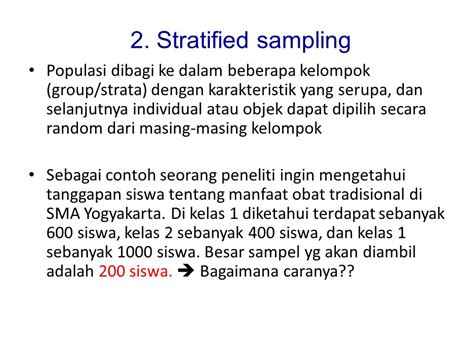 Pengertian Proportional Random Sampling Elang Hadyan