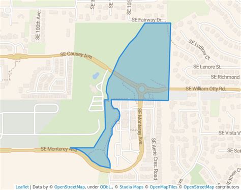 Ella V Osterman Park In Happy Valley Map And Routes