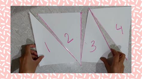 Dividing A Rectangle Into Four Equal Parts In Fun Way Youtube