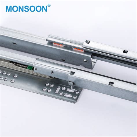 Push Open Soft Close Concealed Drawer Slides Undermount Drawer Slide
