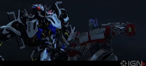 Tf Rotb Optimus Prime Vs Transit By Mnstrfrc On Deviantart