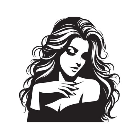 Beautiful Girl Royalty Free Vector Image Vectorstock