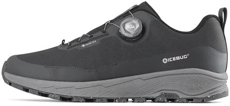 Icebug Haze Womens Rb9x® Gtx Black Granite Trailsko Stööks