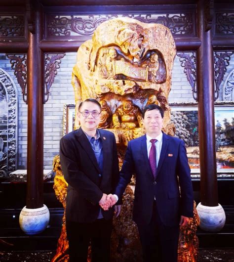 刘瀚锴先生举办欢迎台湾国际洪门总会领导来京茶话会！文化研究会坤洲中国