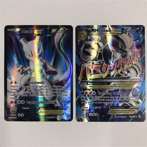 ミュウツーex Mミュウツーex Sr 2枚セット ポケモンカード 海外限定 メルカリ
