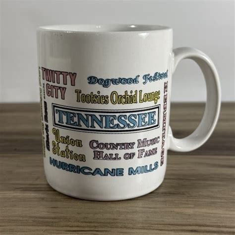 Vintage Cities Of Tennessee Souvenir Ceramic Coffee Mug Ebay