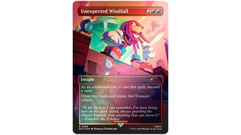 Sonic Speeds Into Magic The Gathering With Secret Lair Collaboration