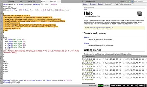 supercollider and bela