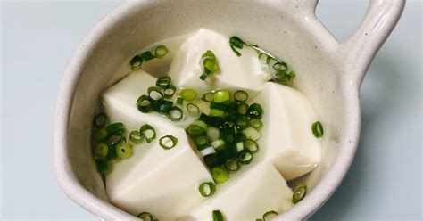 レンジで簡単豆腐の白だしスープ By Akachin 【クックパッド】 簡単おいしいみんなのレシピが369万品