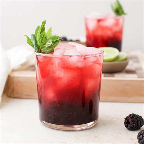 Blackberry Mojito Mocktail A Nourishing Plate