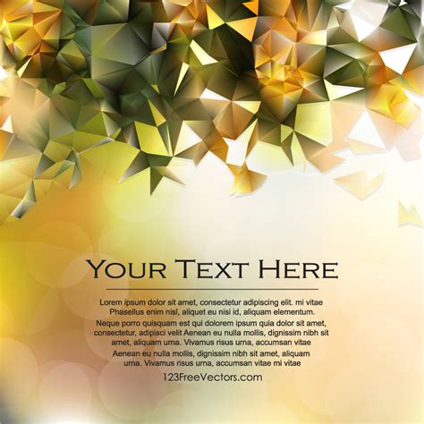 Polygonal Triangular Background Design