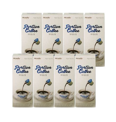 맥널티 포션커피 헤이즐넛향 액상커피 8개입 묶음할인행사 티몬