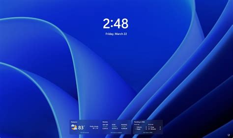 Windows 11 Lock Screen Gets MSN Weather Sports Money Integration