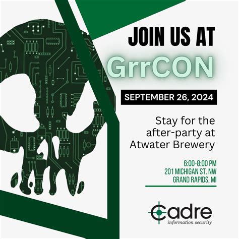 Cadre Information Security On Linkedin Grrcon Infosec Grrcon24 Grrcon2024