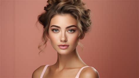 Premium Ai Image Photo Photo Of Young Woman With Beauty Long Curly