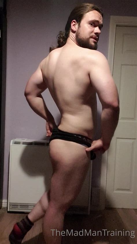 Mad English Trainer Man Posing In Undies 03