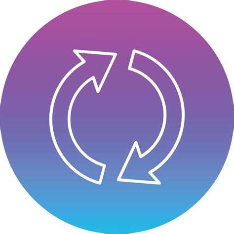 Circular Gradient Circle Line Inverted Icon 10553931 Vector Art At Vecteezy