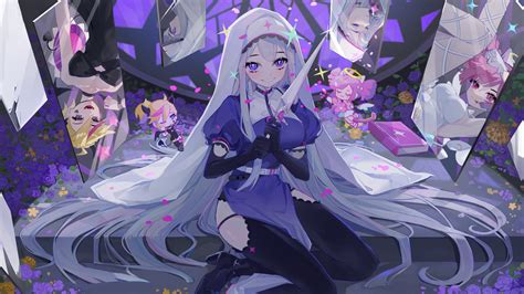 Muse Dash Buro Rin And Marija — Hd Neon Wallpaper 1920x1080
