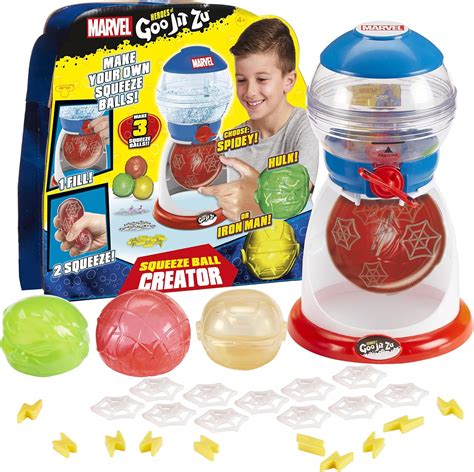 Heroes Of Goo Jit Zu Marvel Squeeze Ball Maker Makes 3