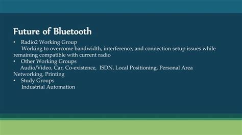 Bluetooth Technology Ppt