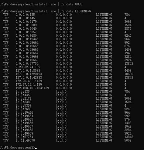 Windows中 Mitm 功能启动报错 “8083 Bind An Attempt Was Made To Access A Socket In A Way Forbidden By