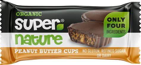 Cupe De Ciocolata Cu Unt De Arahide Bio Super Nature 40 G Supernature