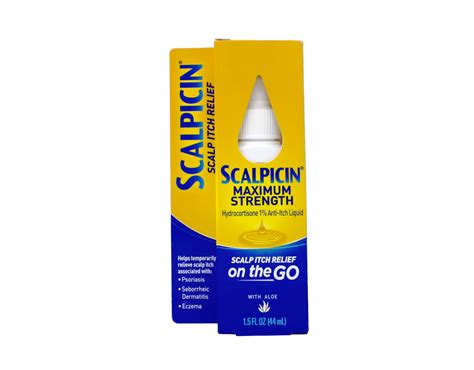 Scalpicin Maximum Strength Scalp Itch Relief Hair Treatment For