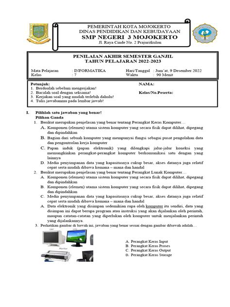 Soal Informatika 7 Pdf