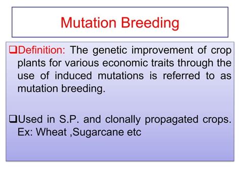 21 Mutation Breeding In Crop Improvement