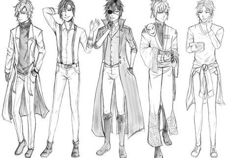 Male Ocs Sketch By Cinkltuoderschvank On Deviantart