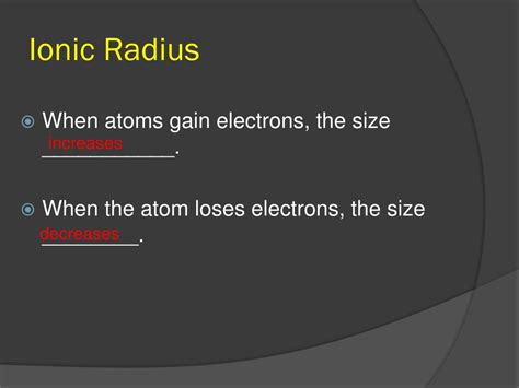 Ppt Atomic Radius And Ionization Energy Powerpoint Presentation Free