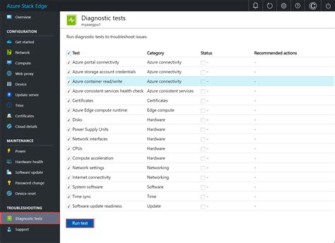 Run Diagnostics Collect Logs To Troubleshoot Azure Stack Edge Devices Microsoft Learn