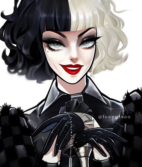 🔮𝗙𝗨𝗘𝗡𝗚𝗙𝗢𝗢𝗢 เ ฟื่ อ ง ฟู On Instagram 💋 Cruella Illustration