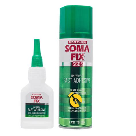 Купити Клей Активатор 200 мл клей 50 гр для МДФ профілів Soma Fix