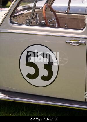A Replica Of Herbie The The Love Bug Volkswagen Beetle At The Run