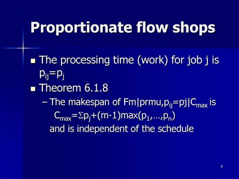 chapter 6 flow shops sections 6 1 and 6 2 skip section 6 3 ppt