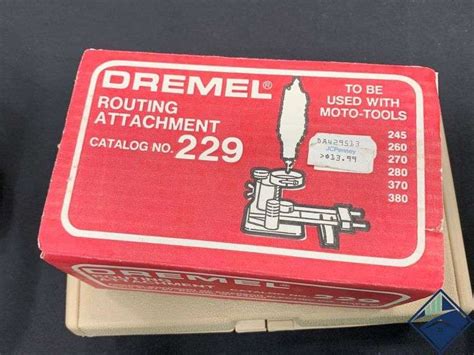 Dremel Moto Tool Routing Attachment And Right Angle Attachment Estate