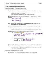 Understanding Functions and Function Notation in Mathematics | Course Hero