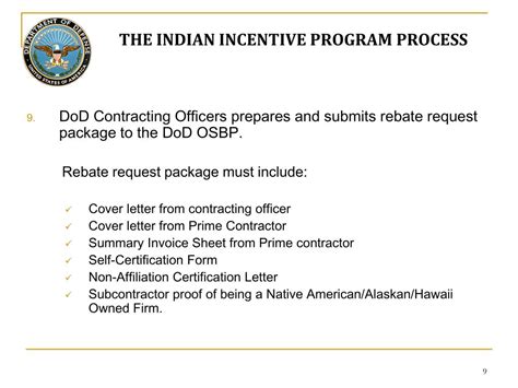 Ppt Indian Incentive Program Briefing Dod Office Of Small Business