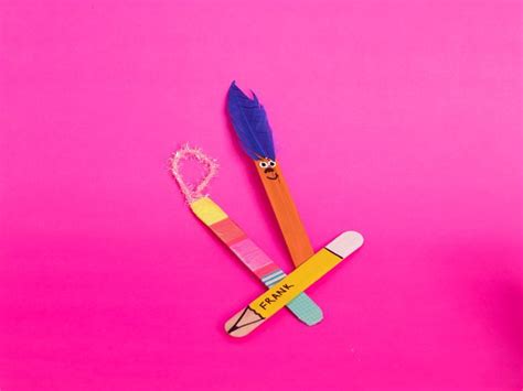 Ice Block Stick Bookmark Ice Blocks Crafts Person