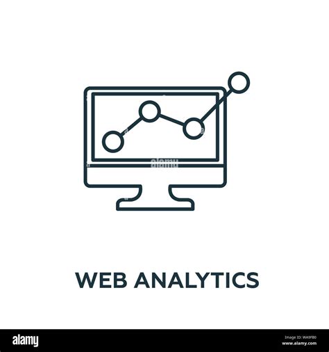 Web Analytics Vector Icon Symbol Creative Sign From Advertising Icons Collection Filled Flat