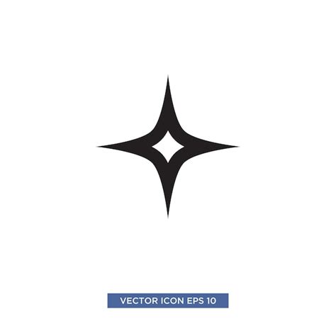 Premium Vector Sparkle Icon Vector Illustration Template