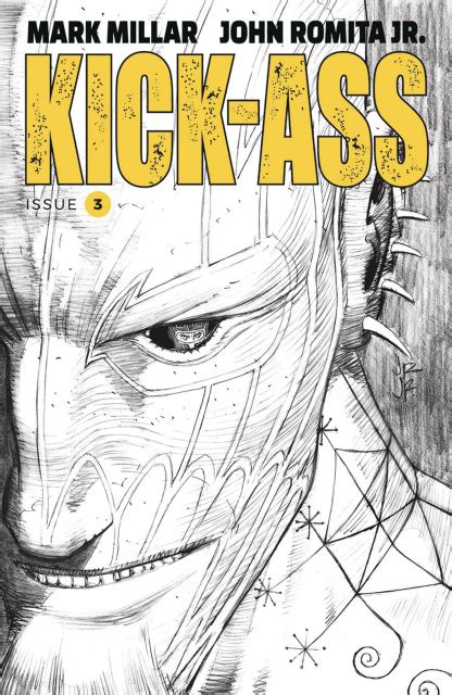 Kick Ass 3 Bandw Romita Jr Cover Fresh Comics