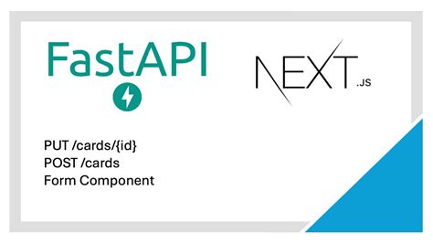 Fastapi Nextjs Create N Update Youtube