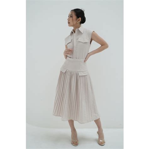 Jual Sophia Set In Beige Shopee Indonesia