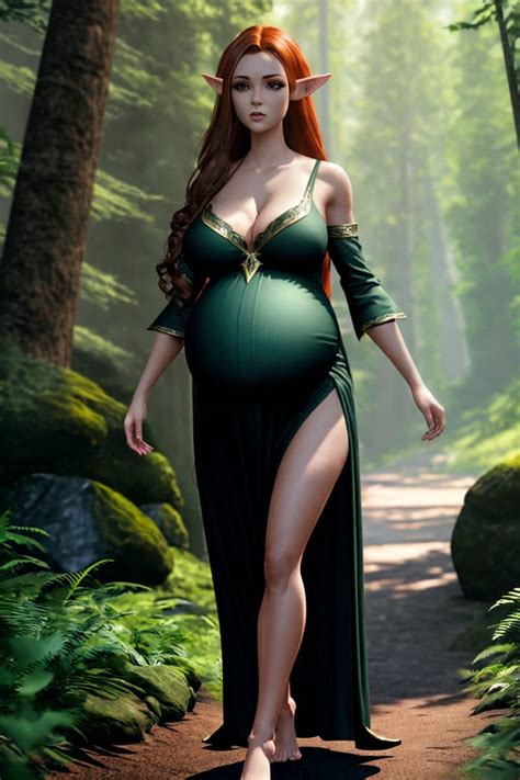 Pregnant Elf 4 By Bstorm7 On Deviantart