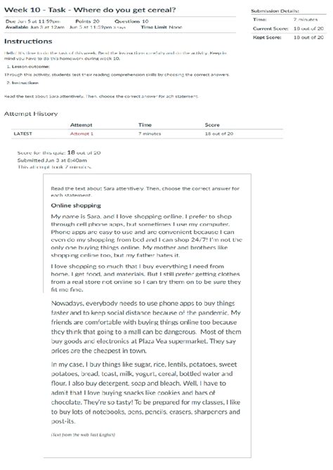 Week Pre Task Grammar Unit Practice For Ingles I Studocu