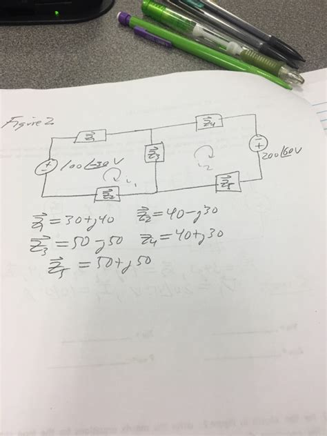 Solved For The Circuit In Figure Write The Matrix Chegg Com