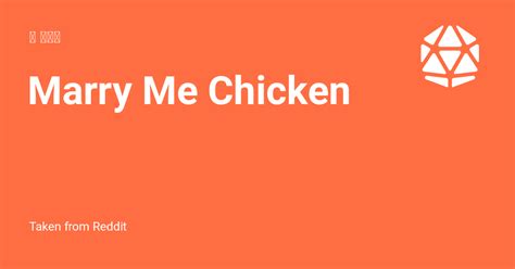 Marry Me Chicken