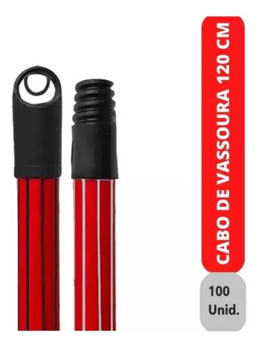 Kit 100 Cabo Pronto Vassoura 120cm Direto Da Fabrica Parcelamento